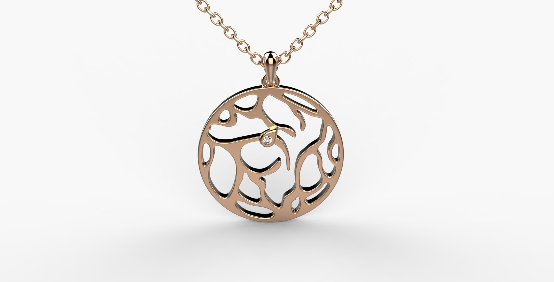 Bijoux personnalisés sur mesure en or rose